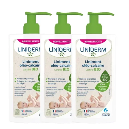 Gilbert Pack de 3 Liniments oleo calcaire pompe 480 ml – hellokids.ma